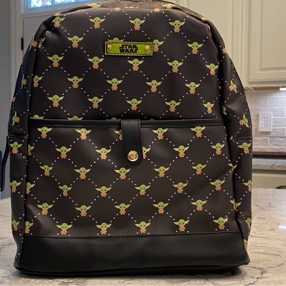 Star Wars | Bags | Star Wars Mandalorian The Child Backpack Black Green ...